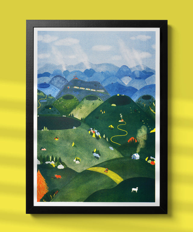 Charline Collette - Auvergne, La Chaîne des Puys – KIBLIND Atelier