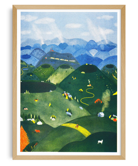 Charline Collette - Auvergne, La Chaîne des Puys – KIBLIND Atelier