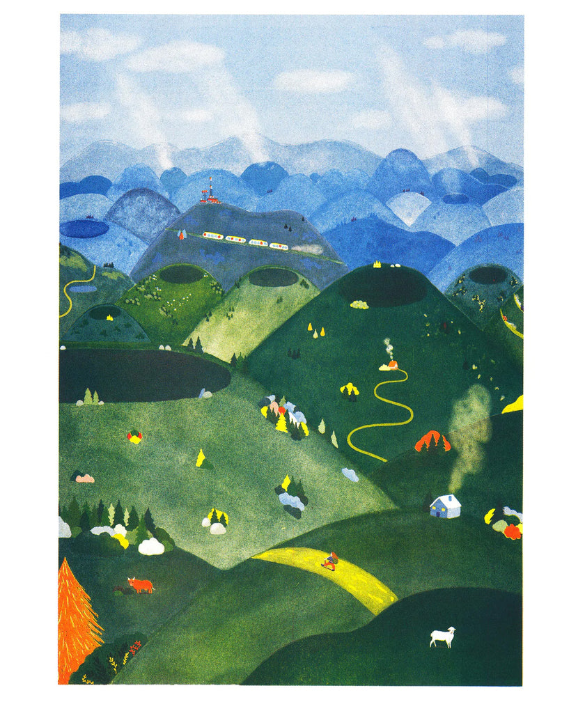 Charline Collette - Auvergne, La Chaîne des Puys – KIBLIND Atelier