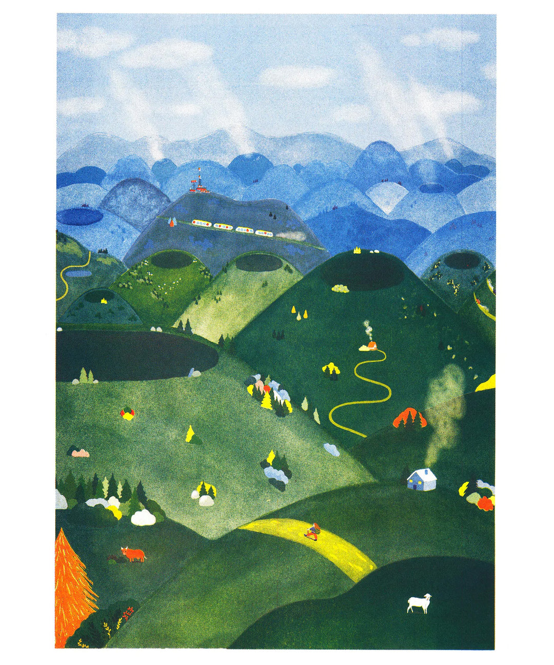 Charline Collette - Auvergne, La Chaîne des Puys – KIBLIND Atelier