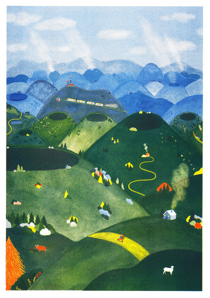 Charline Collette - Auvergne, La Chaîne des Puys – KIBLIND Atelier